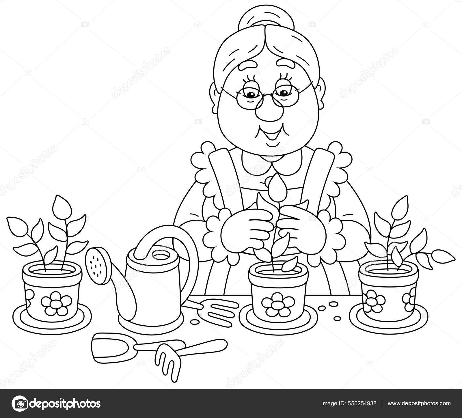 Vegetable Garden Clip Art Black And White