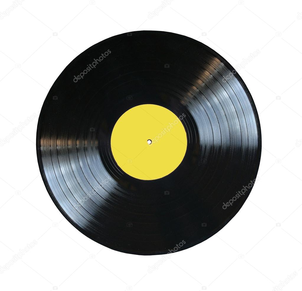 Old vinyl record isolated Stock Photo by ©oselut 16164737