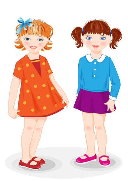 Hermanas dibujos animados Vector Art Stock Images | Depositphotos