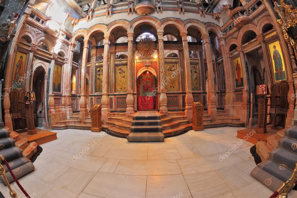 Gorgeous hall in the Holy Sepulchre — Stock Photo © kavramm #33124017