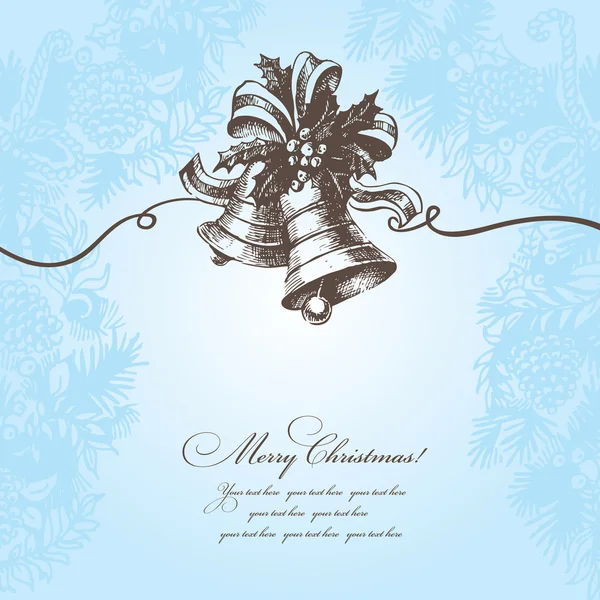 Karácsonyi harang doodle rajz Stock vektorok, Karácsonyi harang doodle ...