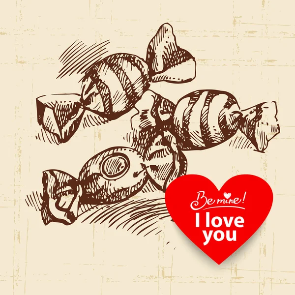 Vintage sweet cake background with color bubble Stock Vector Image by ...