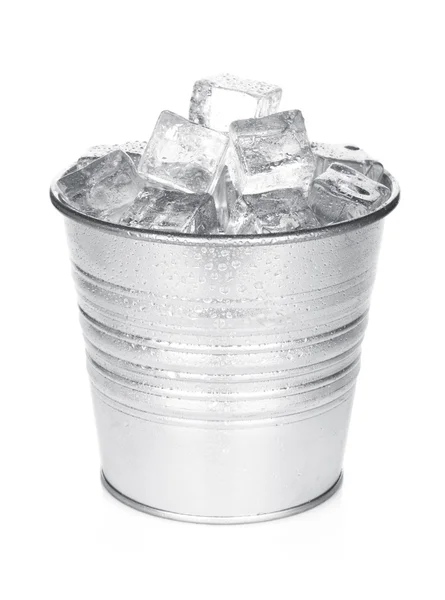 Bucket with ice cubes Stock Photo by ©karandaev 45022655