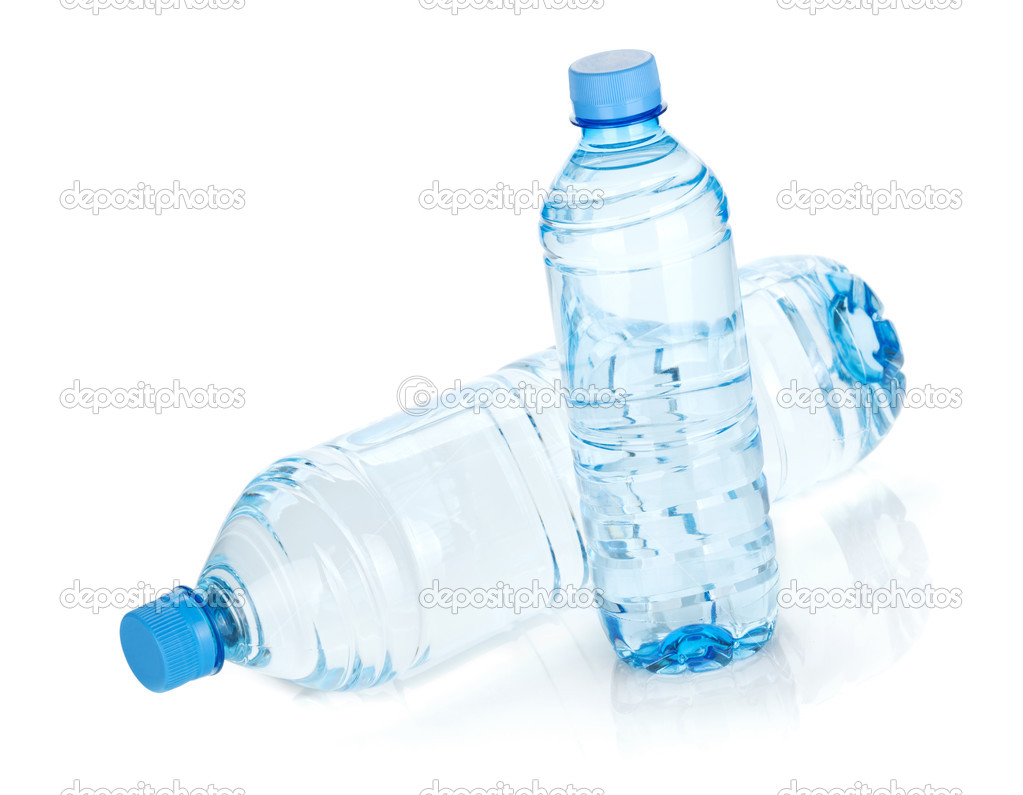 Two water bottles Stock Photo by ©karandaev 30029235
