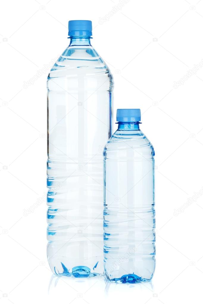 Two water bottles ⬇ Stock Photo, Image by © karandaev #31920927