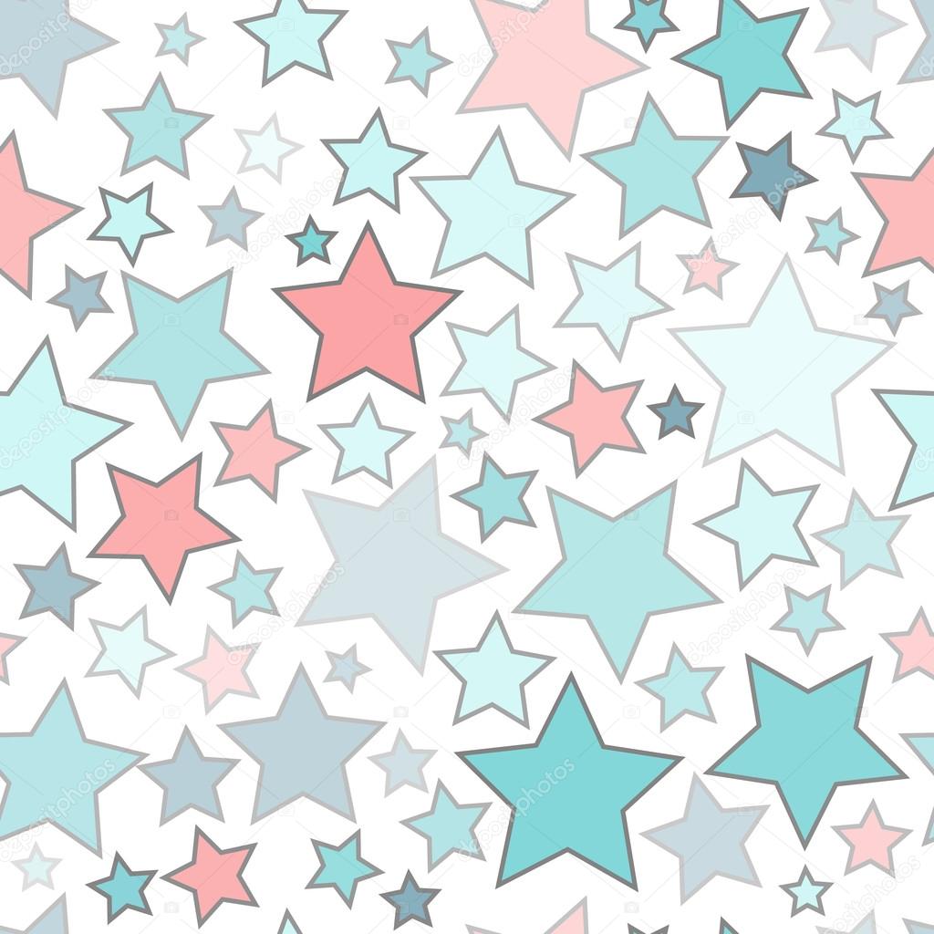 fondo transparente con estrellas de colores — Vector de stock ...