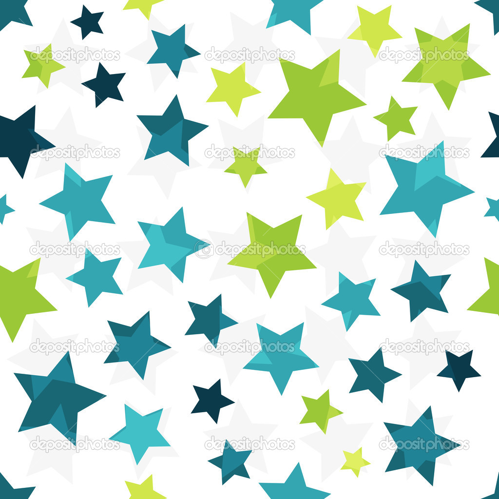 Seamless background with colorful stars Stock Vector Image by ...
