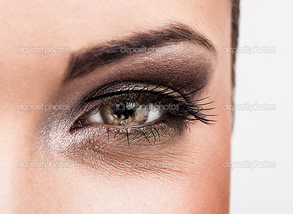 Woman eye with beautiful makeup Stock Photo by ©innervision 13143625