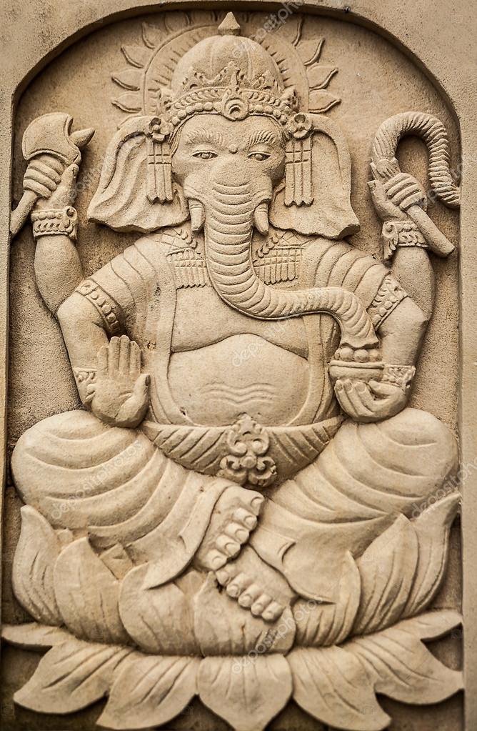 Hindu God Ganesh with Clipping Path — Stock Photo © innervision #23638949