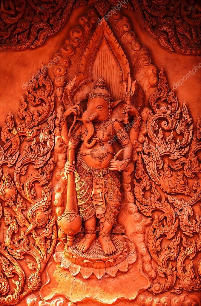 Hindu God Ganesh with Clipping Path — Stock Photo © innervision #23651841