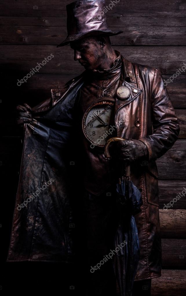 Image of watchmaker in bright fantasy stylization. Fairy tale art photo ...