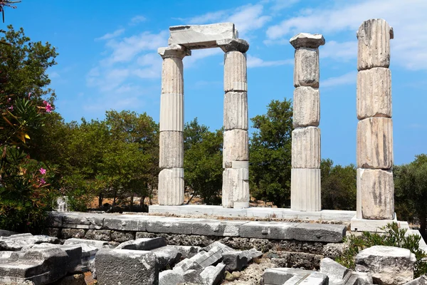 Temple of the Great Gods at Samothraki island in Greece Stock Photo by ...