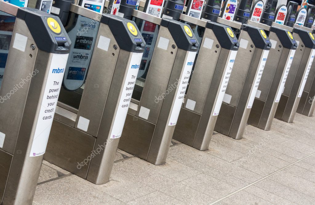 Ticket Validation Entrance in city — Stock Editorial Photo © jovannig ...