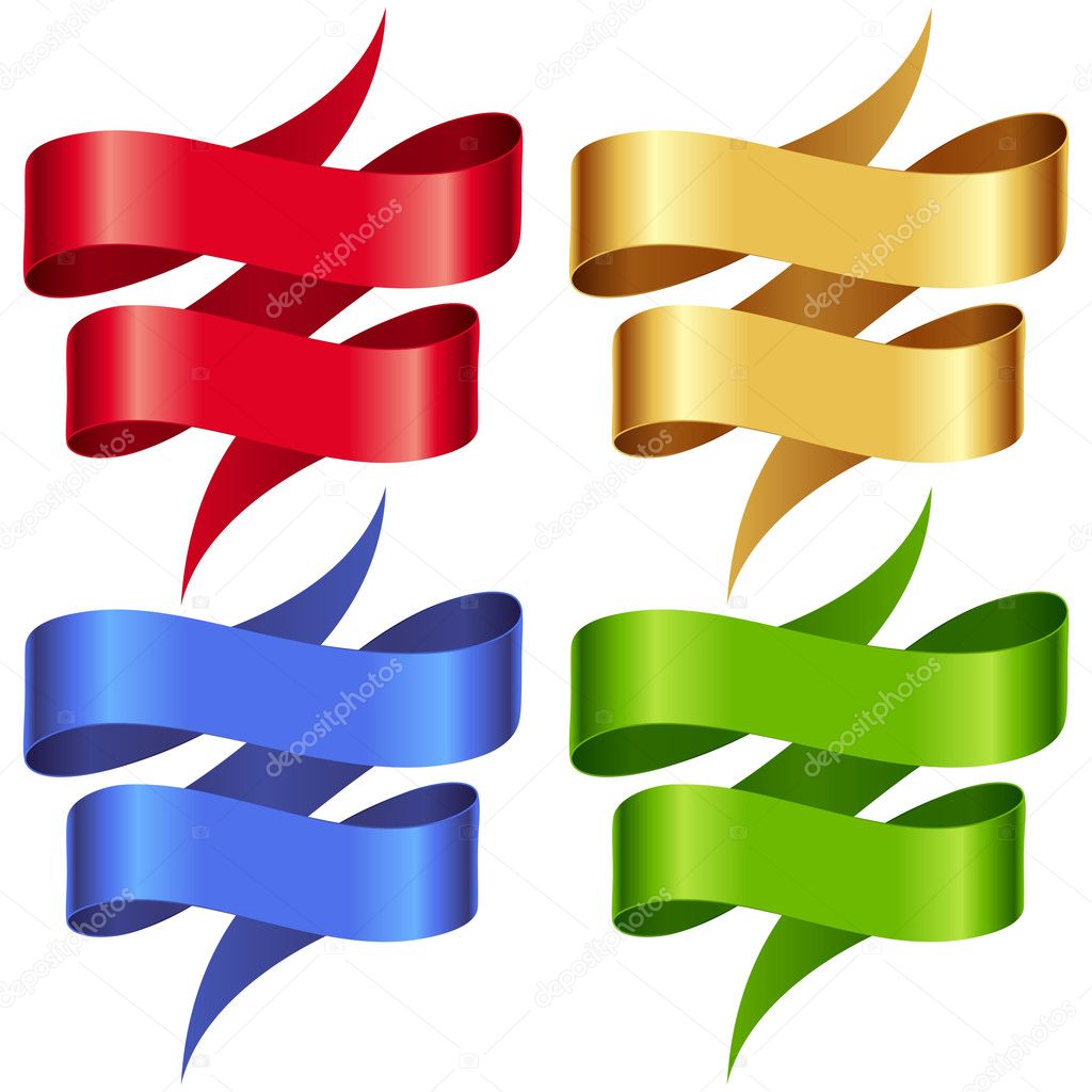Vector Ribbons set. — Stock Vector © d-e-n-i-s #13941177 Vector Ribbons set. — Stock Vector © d-e-n-i-s #13941177