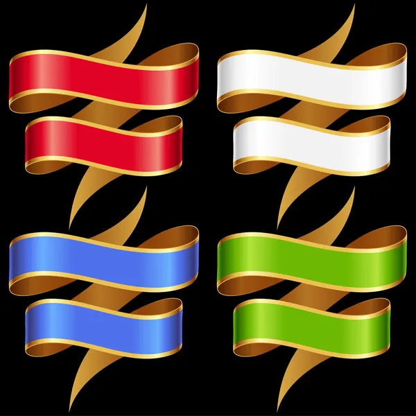 Vector Ribbons set. — Stock Vector © d-e-n-i-s #13941177