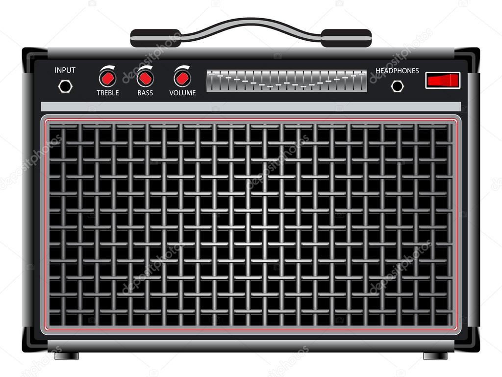 Electric guitar amplifier Stock Vector Image by ©robertosch #19384517
