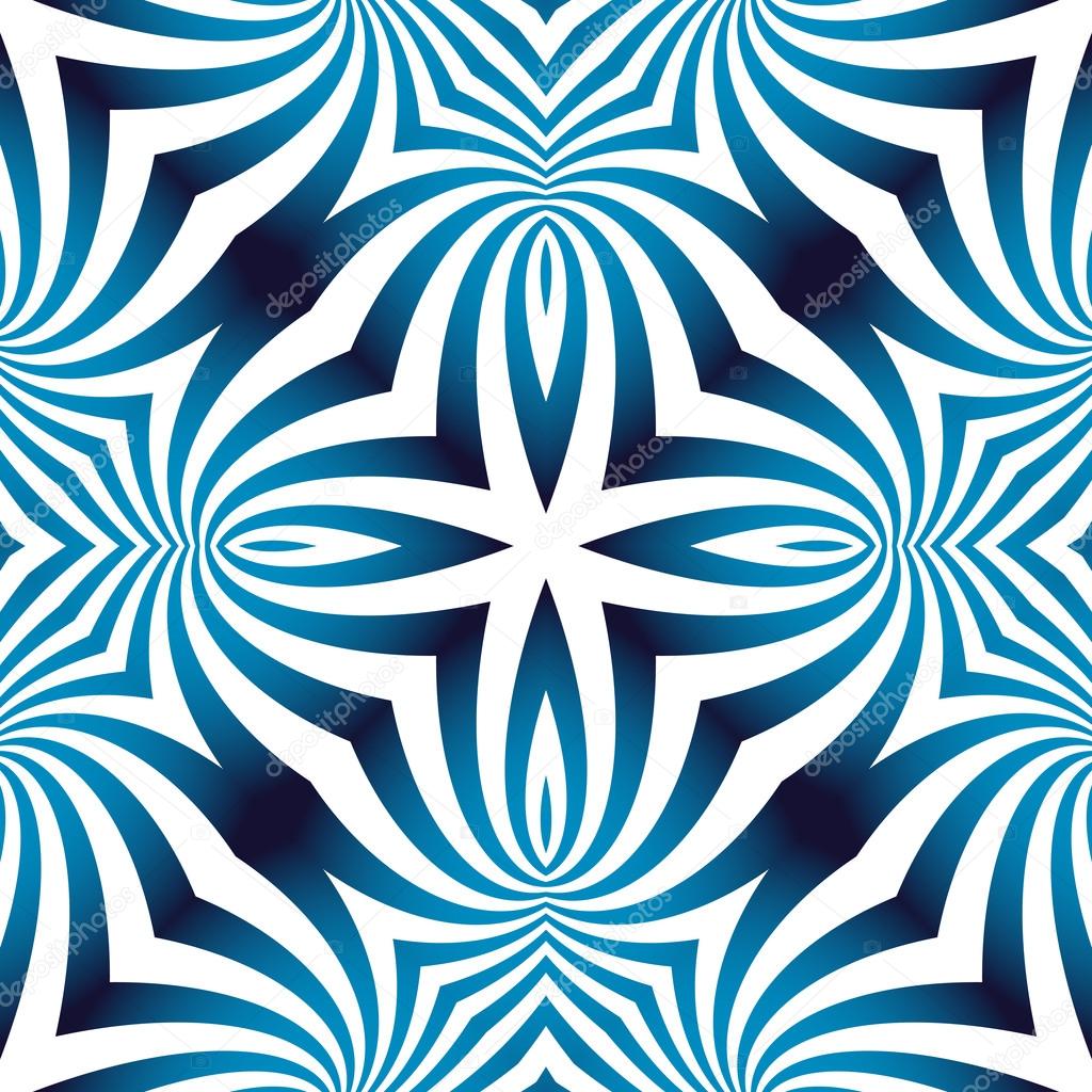 Wavy blue pattern Stock Vector by ©robertosch 20066497