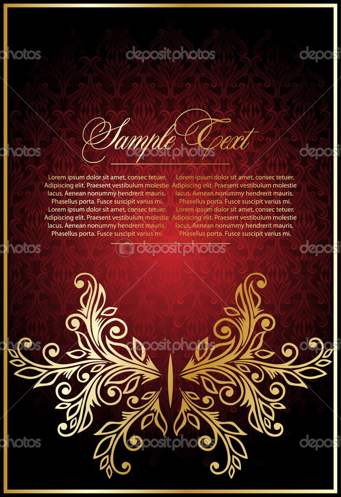 Greeting red background Stock Vector Image by ©Anasteisha #13648166