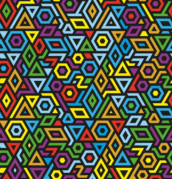 Geometric pattern triangles | Seamless geometric pattern with triangles — Stock Vector © lazun37 ...