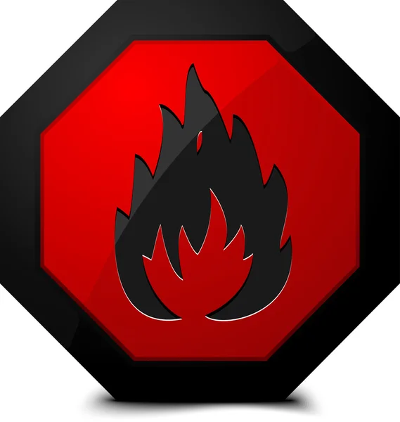 Flammable Symbol Octagon