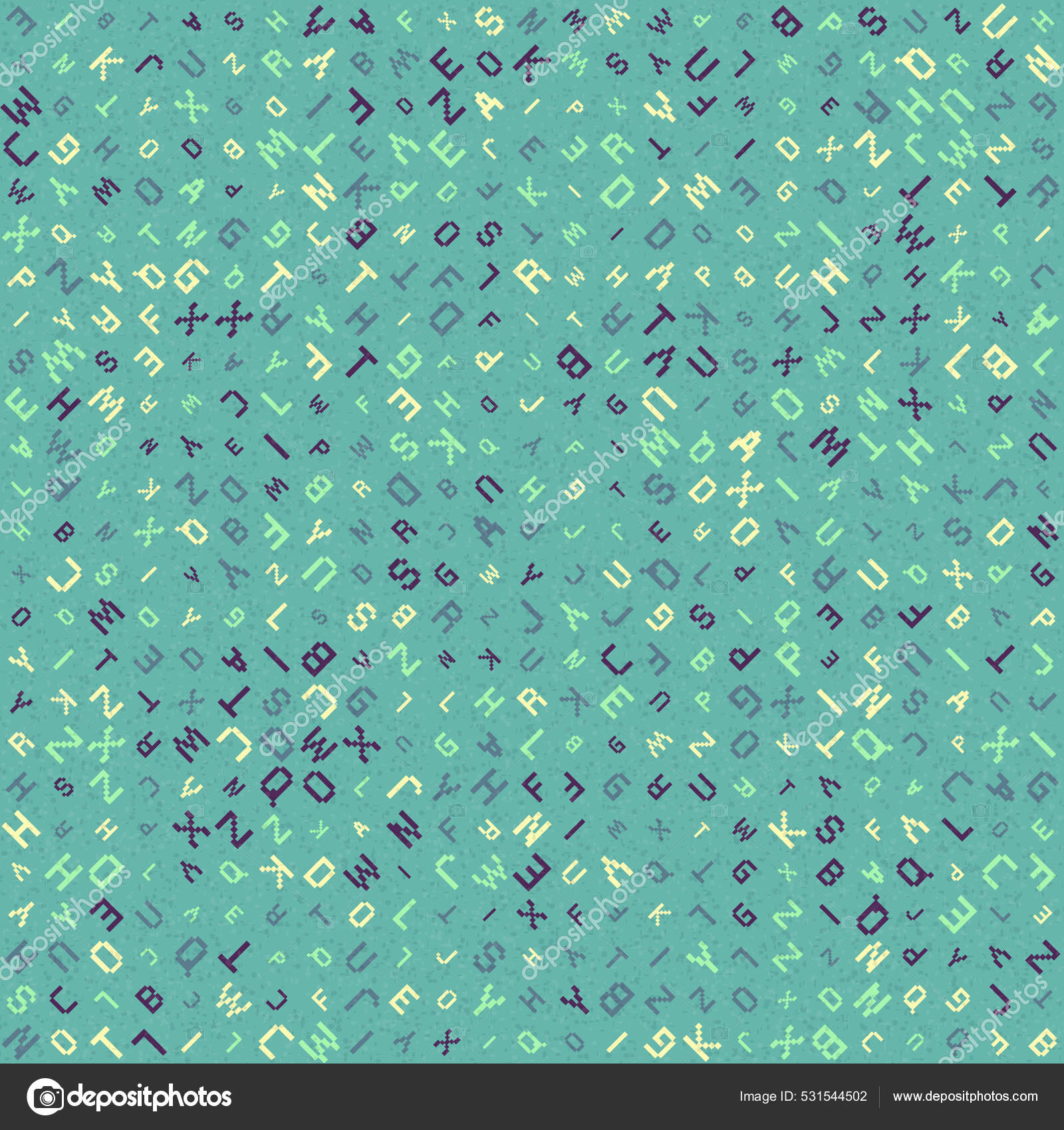 Abc Alphabet Letters Abstract Vector Illustration Wallpaper Stock ...