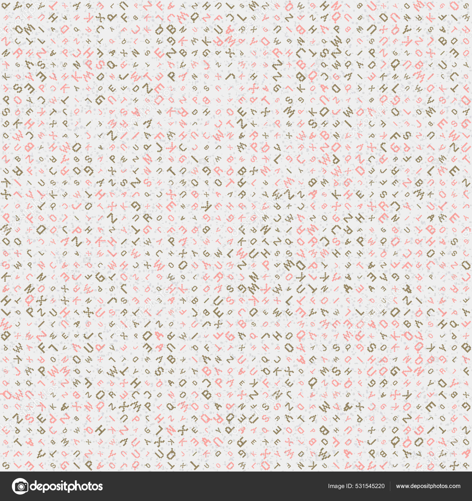 Random Alphabet Letters Vector Wallpaper Stock Vector by ©Yuriy ...