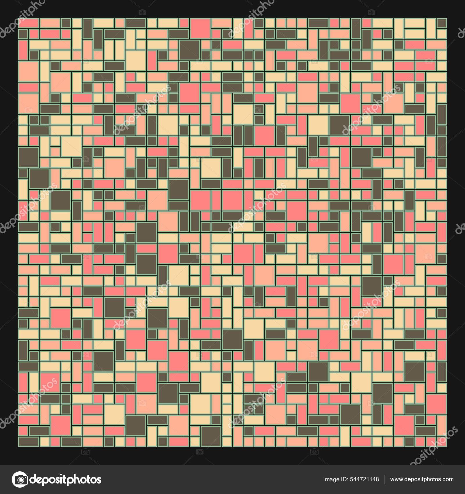 Quadrilateral Background Vector Art Illustration Stock Vector Image by ...