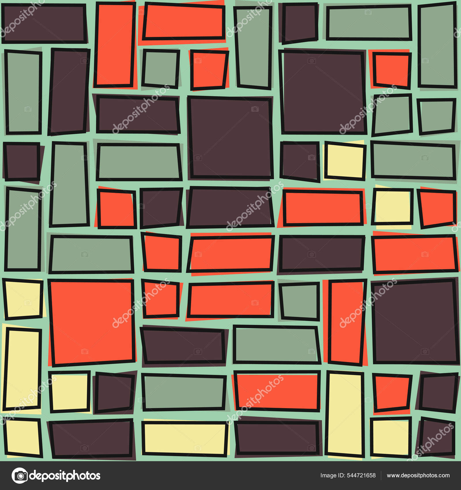 Quadrilateral Background Vector Art Illustration Stock Vector Image by ...