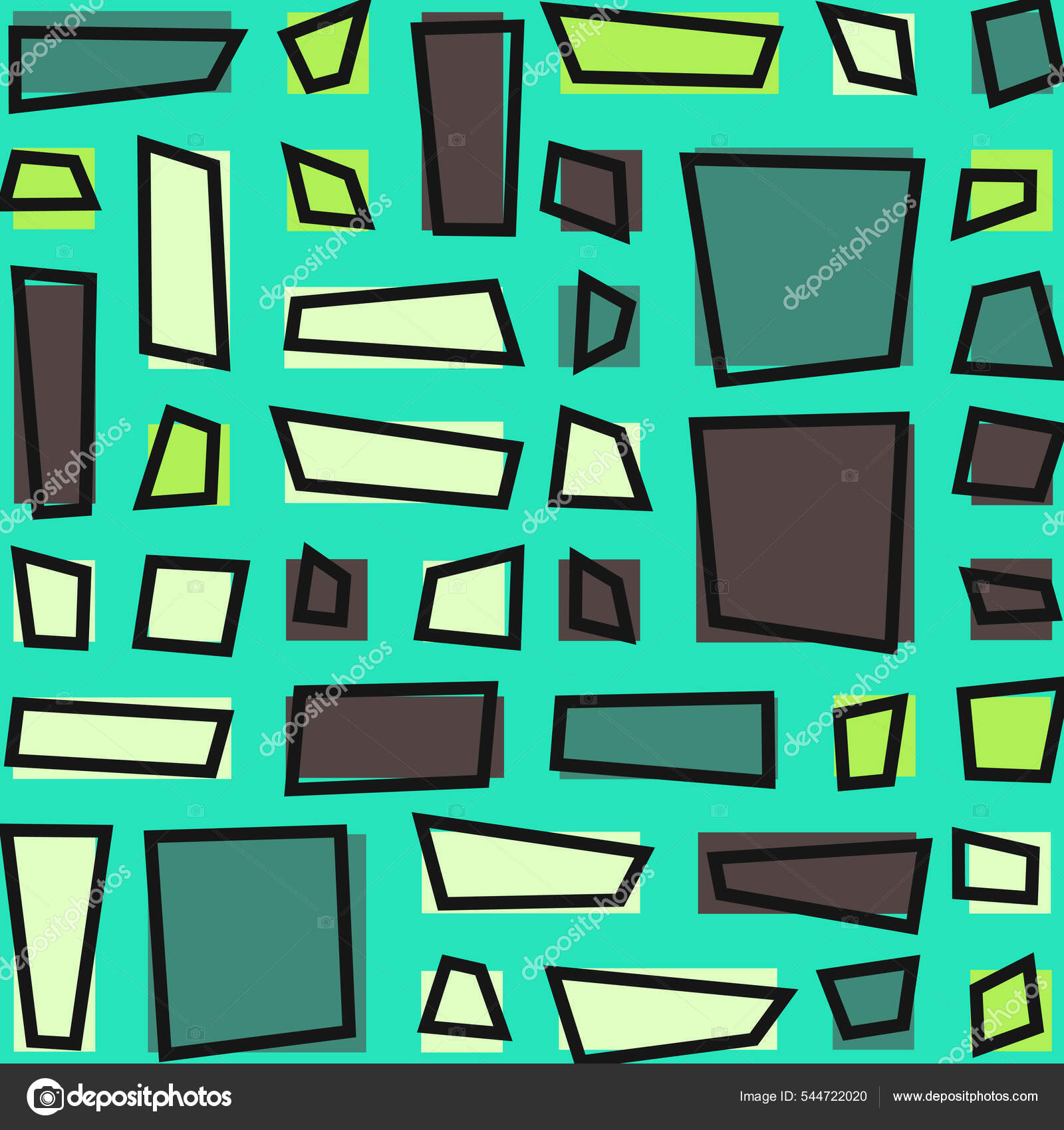 Quadrilateral Background Vector Art Illustration Stock Vector Image by ...