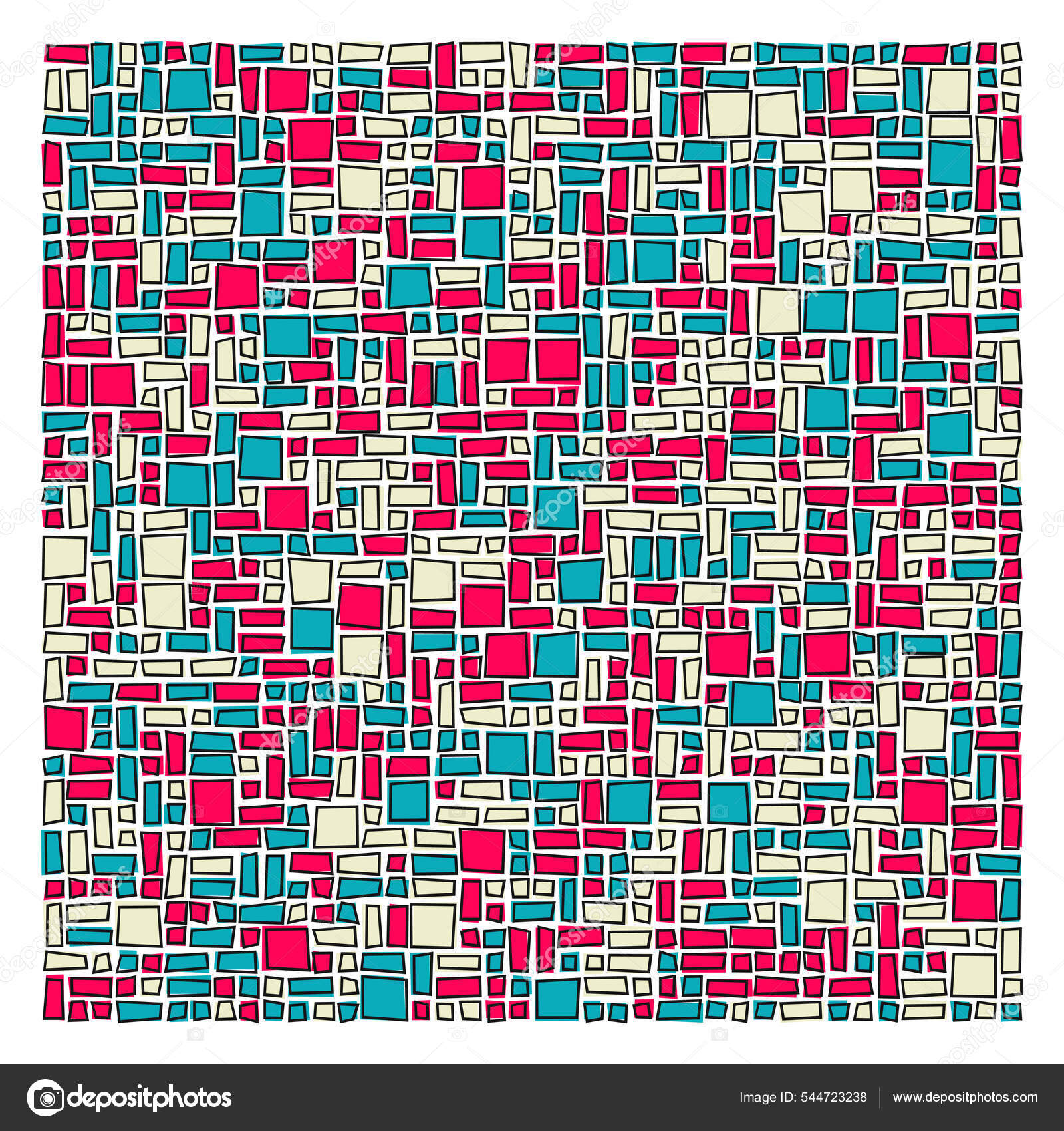 Quadrilateral Background Vector Art Illustration Stock Vector Image by ...