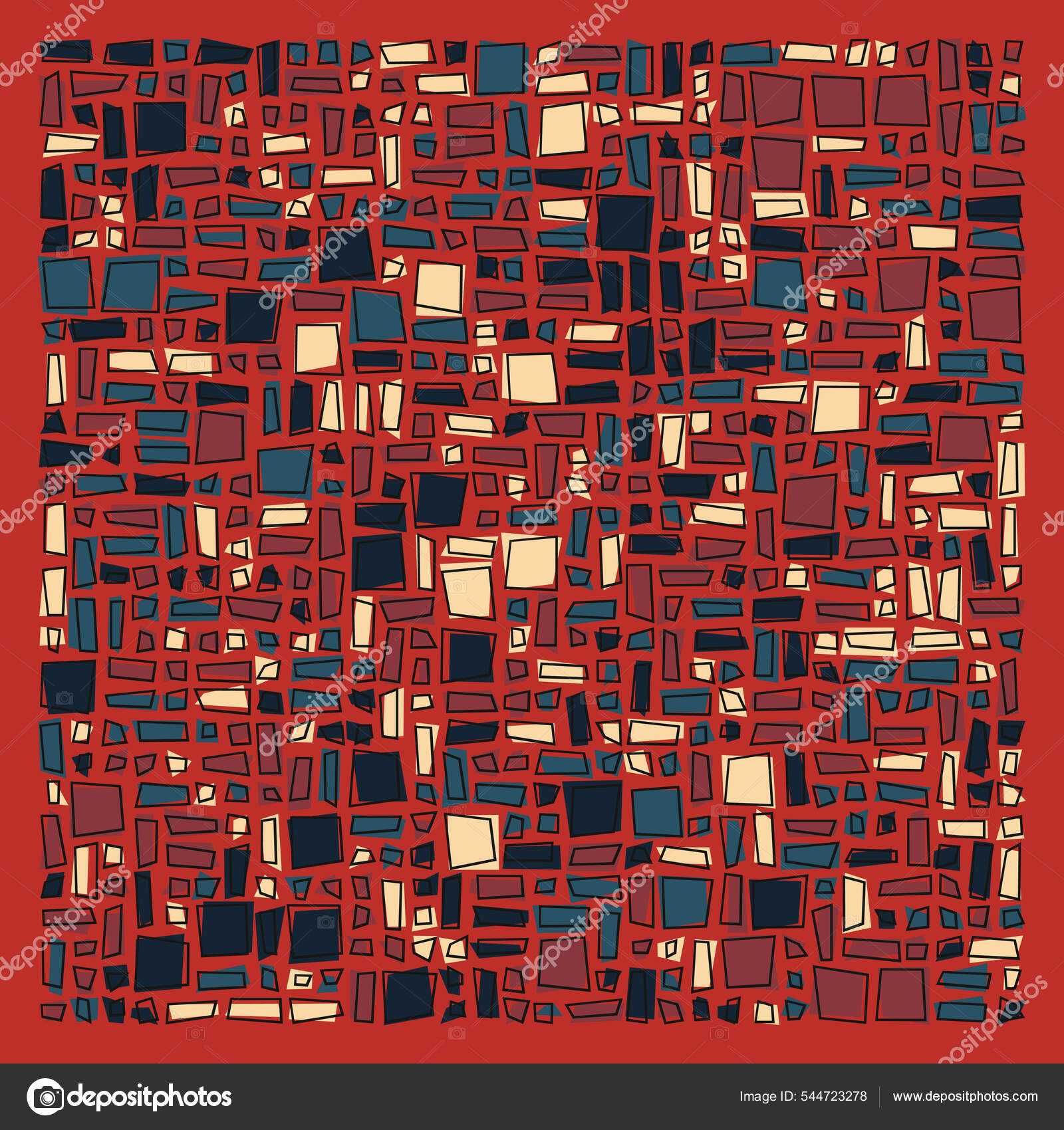 Quadrilateral Background Vector Art Illustration Stock Vector Image by ...