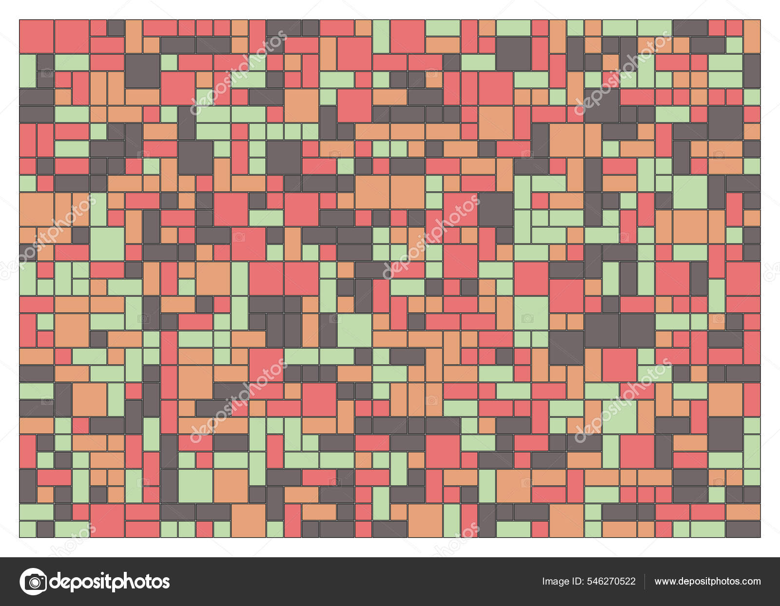 Vector Art Background Made Rectangles Stock Vector Image by ©Yuriy ...