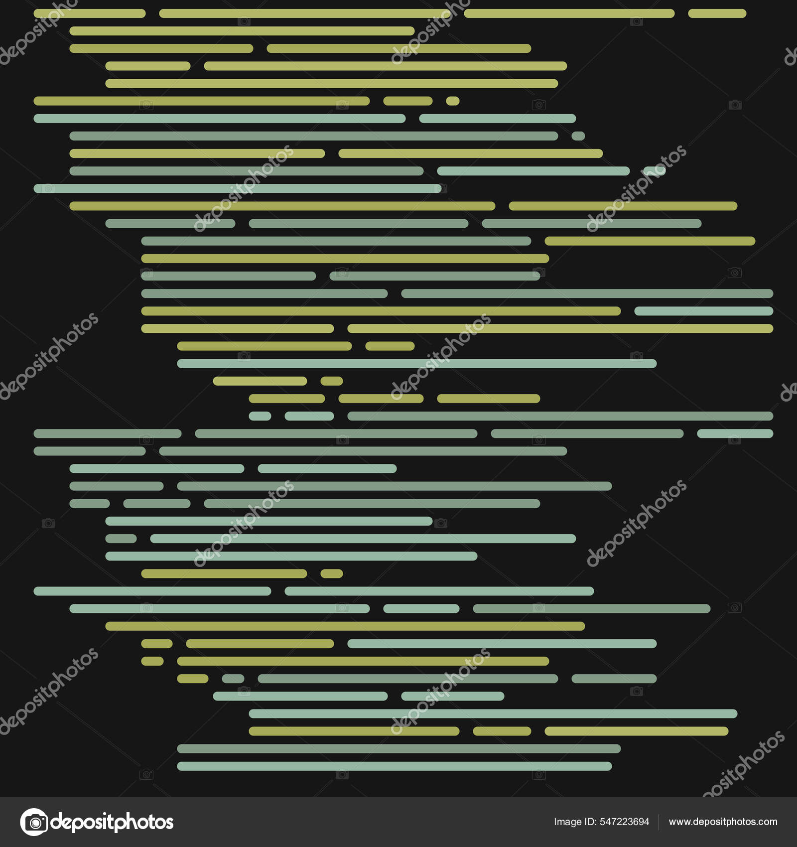 Code Screen Vector Illustration Flat Cartoon Coding Lines Simulation ...
