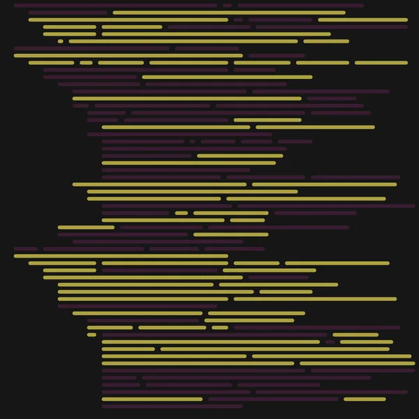 Data Code Screen Vector Illustration Flat Cartoon Coding Lines ...