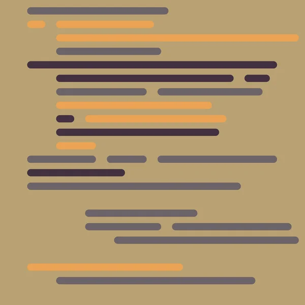 Code Screen Vector Illustration Flat Cartoon Coding Lines Simulation ...