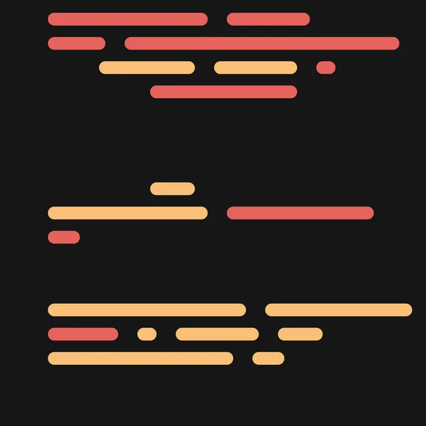 Code Screen Vector Illustration Flat Cartoon Coding Lines Simulation ...