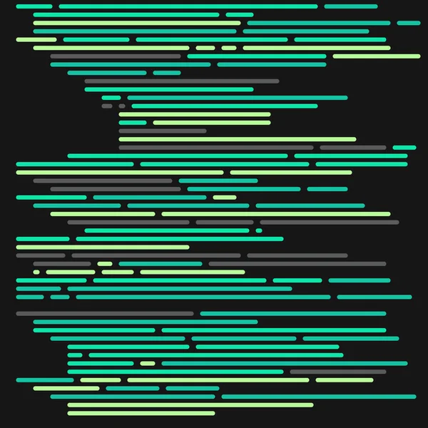 Code Screen Vector Illustration Flat Cartoon Coding Lines Simulation ...