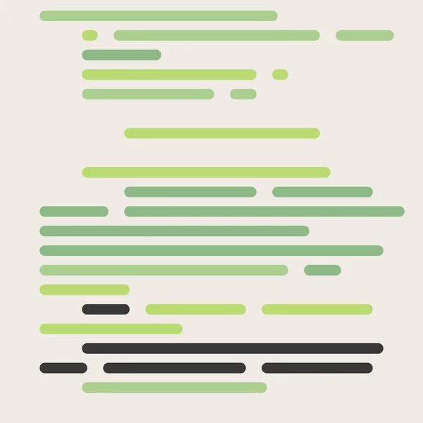 Code Screen Vector Illustration Flat Cartoon Coding Lines Simulation ...