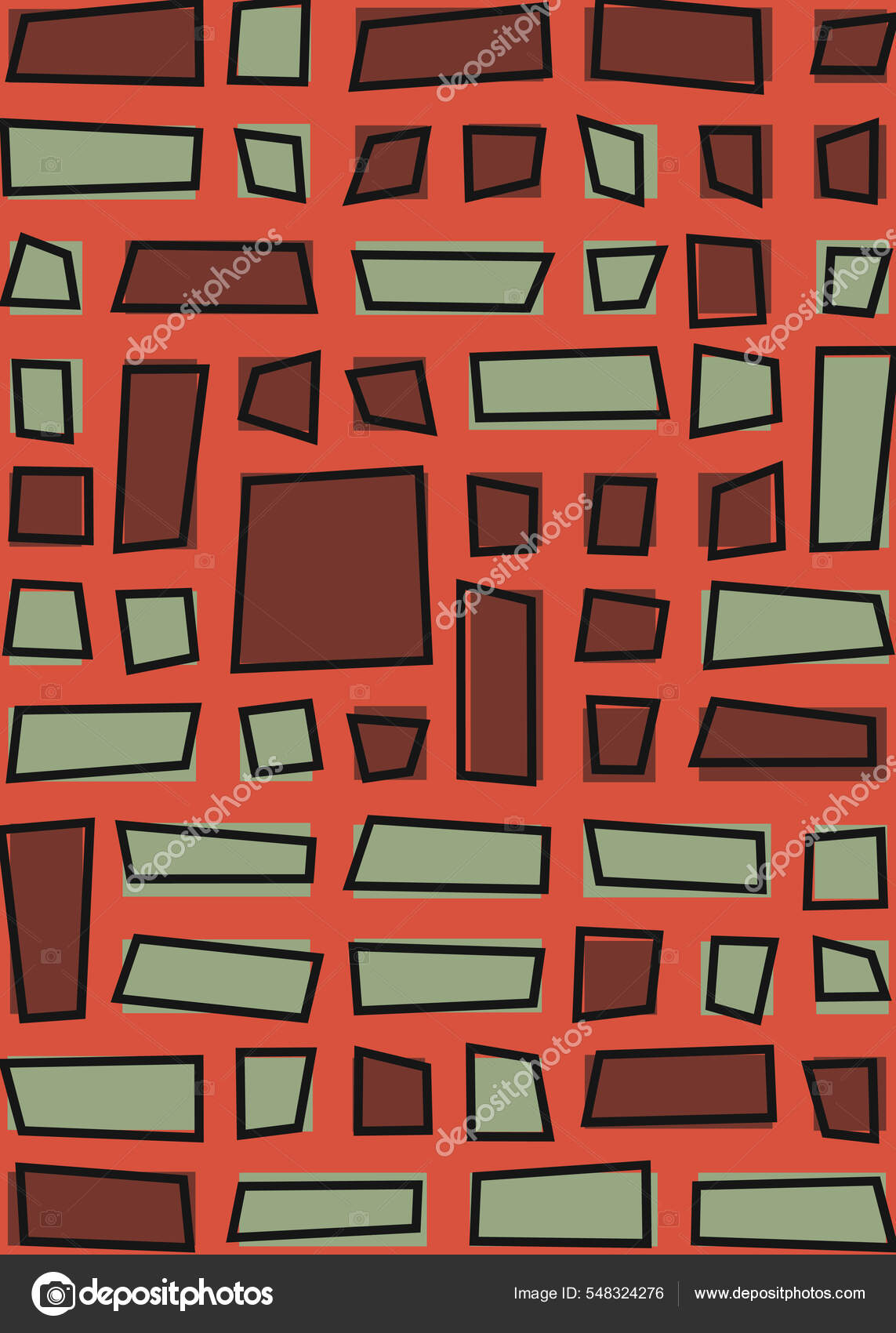 Art Vector Background Generative Rectangles Stock Vector Image by ...