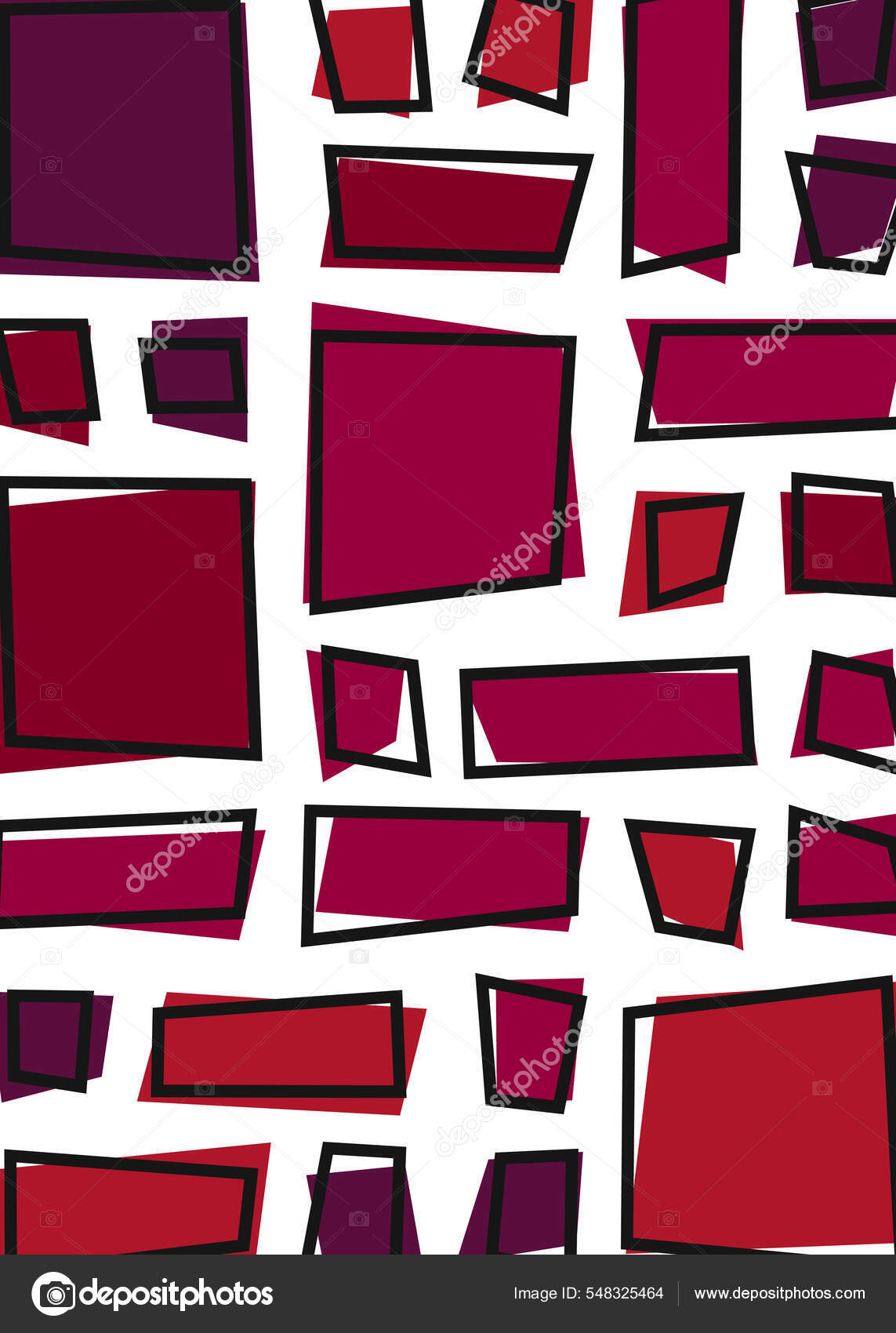 Art Vector Background Generative Rectangles Stock Vector Image by ...