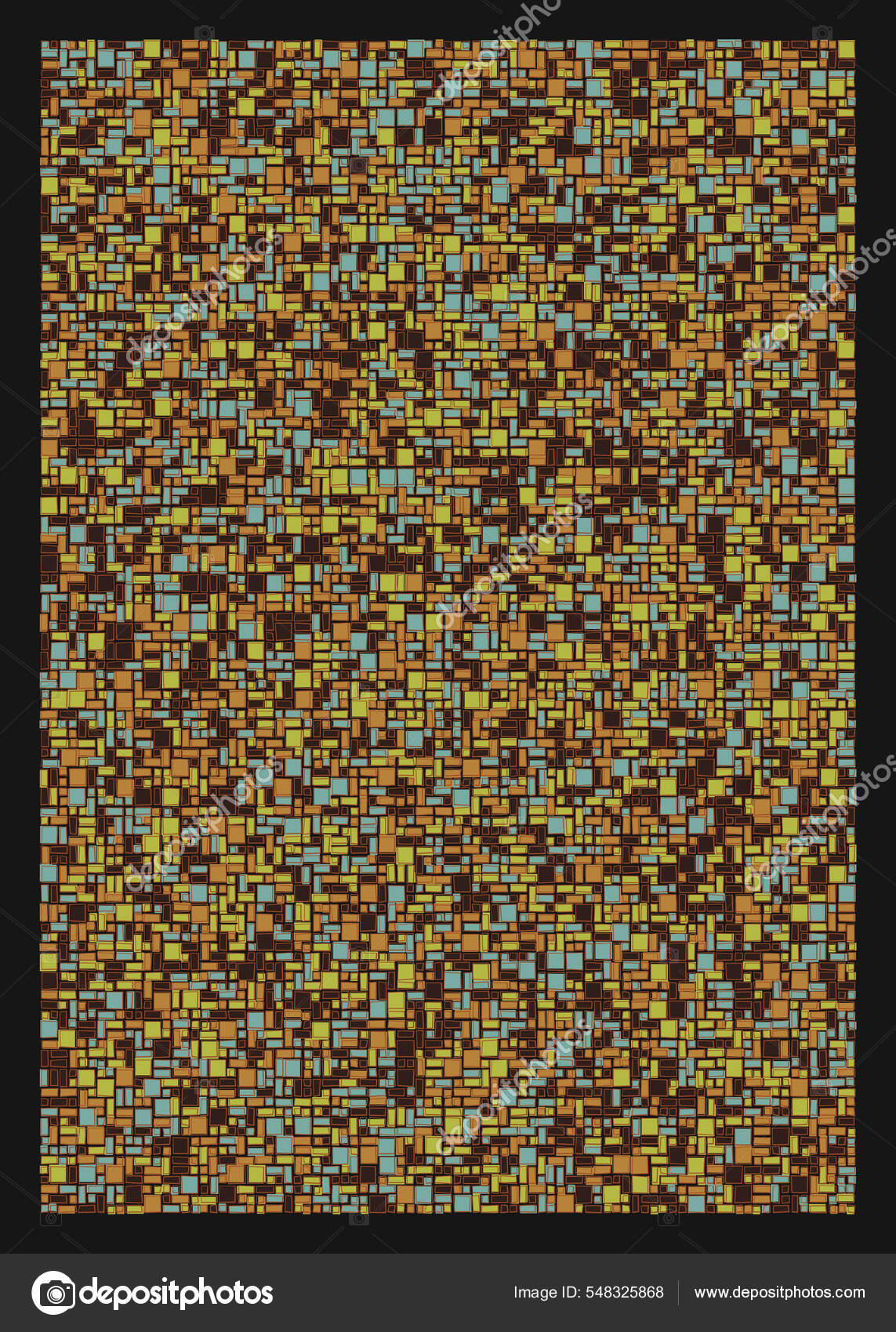 Art Vector Background Generative Rectangles Stock Vector Image by ...