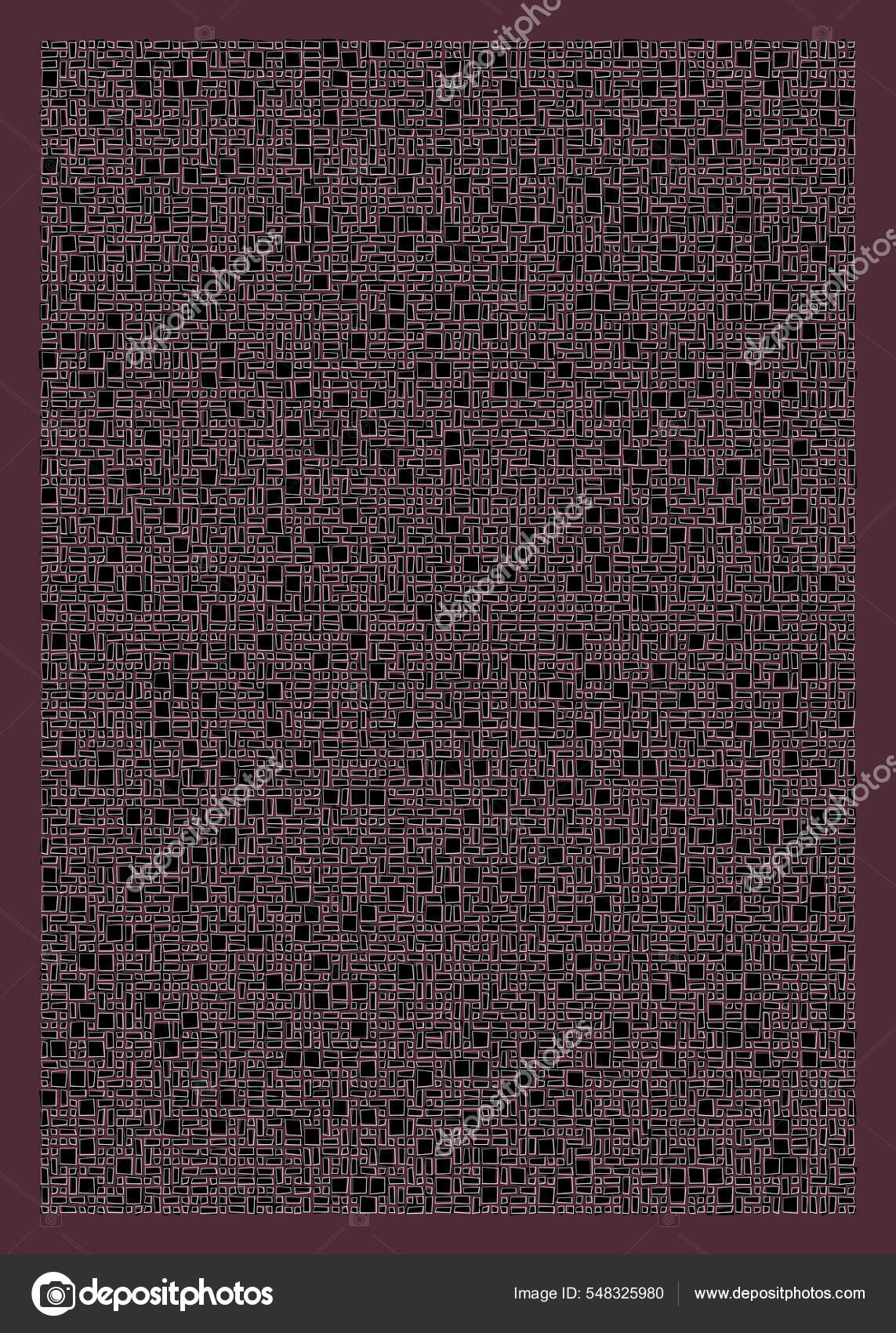 Abstract Geometric Shapes Generative Art Vector Illustration Stock ...