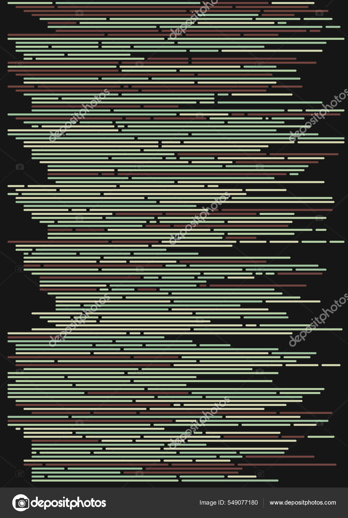 Data Code Screen Vector Illustration Flat Cartoon Coding Lines ...