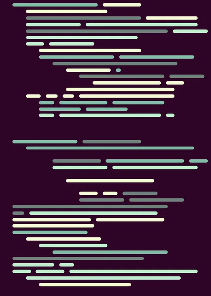 Code Screen Vector Illustration Flat Cartoon Coding Lines Simulation ...