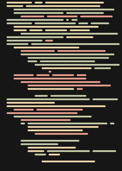 Code Screen Vector Illustration Flat Cartoon Coding Lines Simulation ...