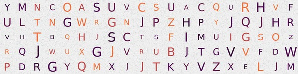 Vector Pattern Uppercase Lowercase English Alphabet Letters Random ...