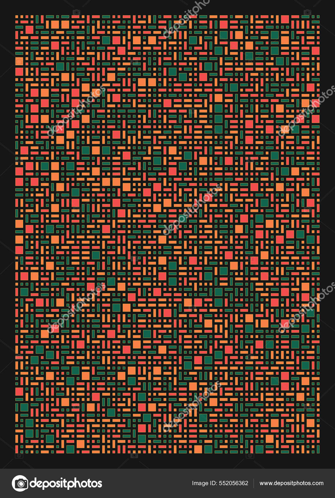 Offset Quads Generative Art Background Stock Vector by ©Yuriy_Vlasenko ...