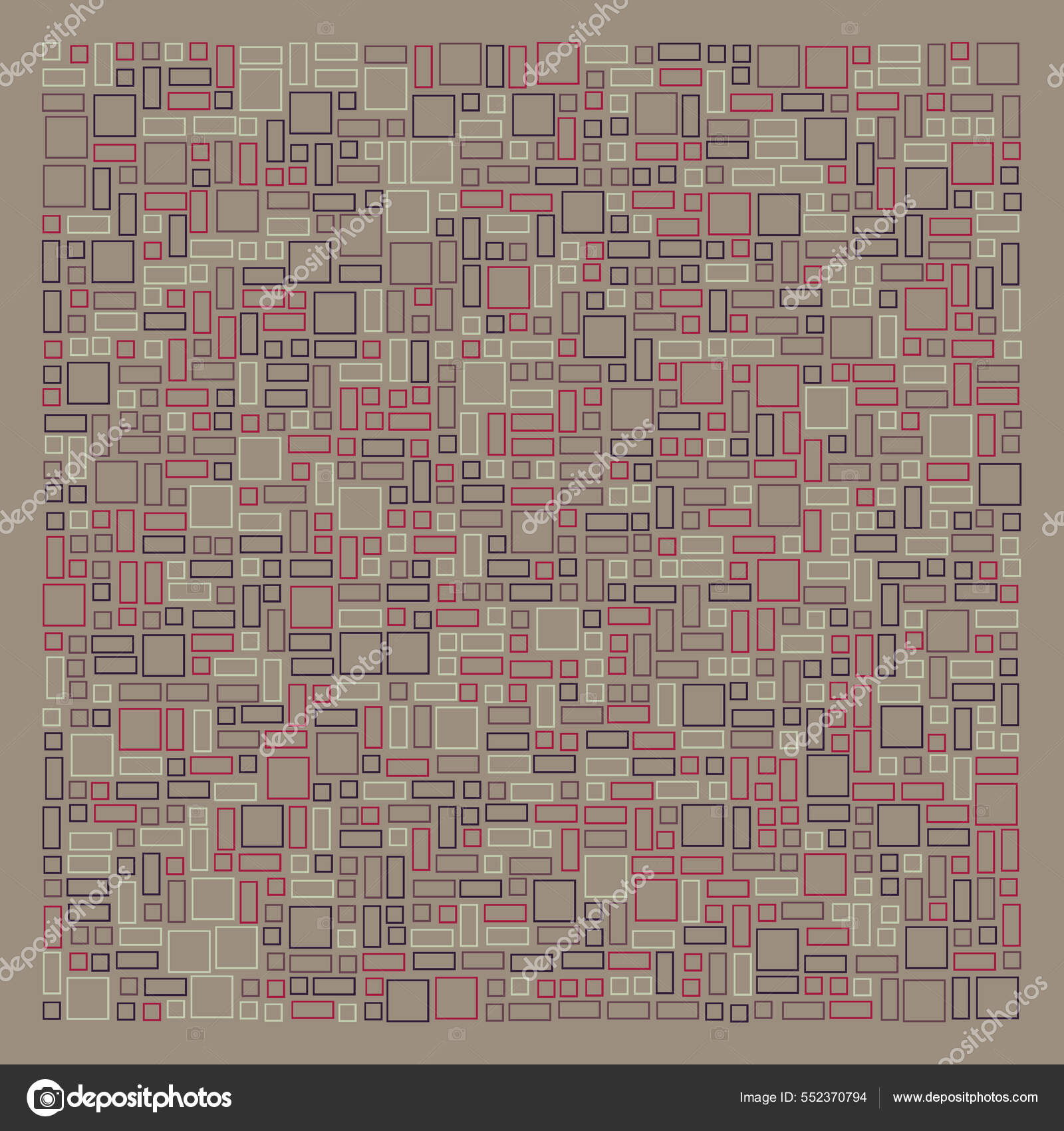 Offset Quads Generative Art Background Art Illustration Stock Vector by ...