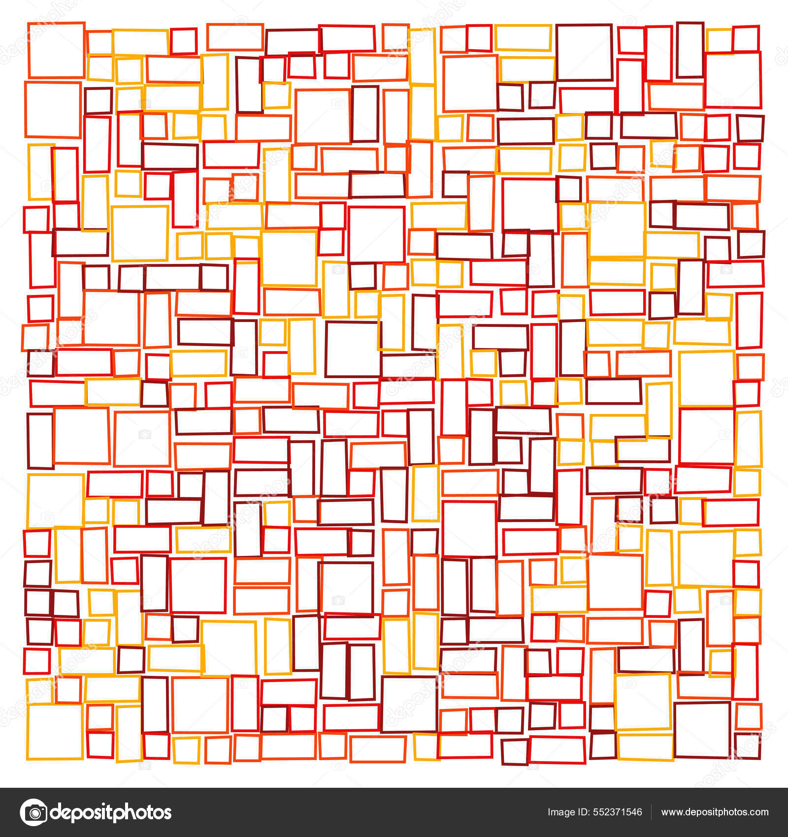 Offset Quads Generative Art Background Art Illustration Stock Vector ...