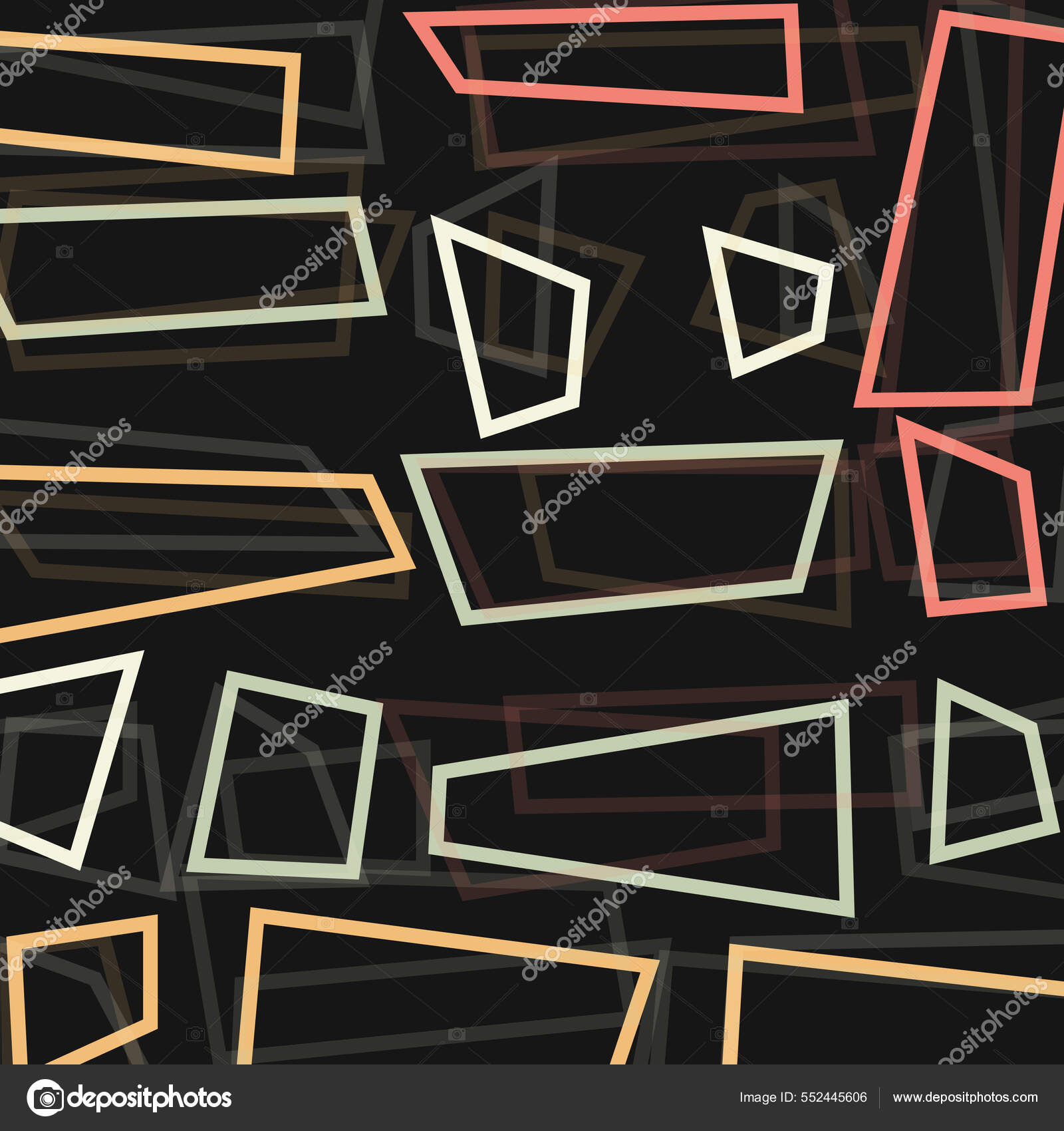 Offset Quads Generative Art Background Stock Vector by ©Yuriy_Vlasenko ...